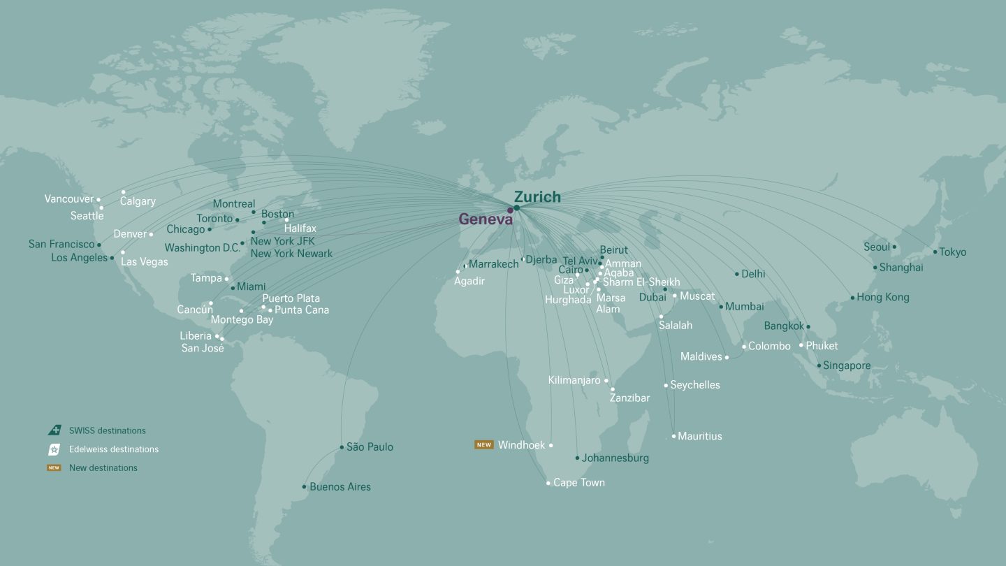 Neue Destinationen | SWISS