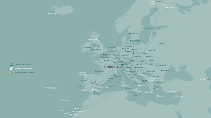 New destinations | SWISS
