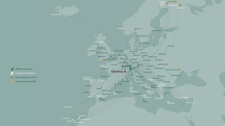 New destinations | SWISS