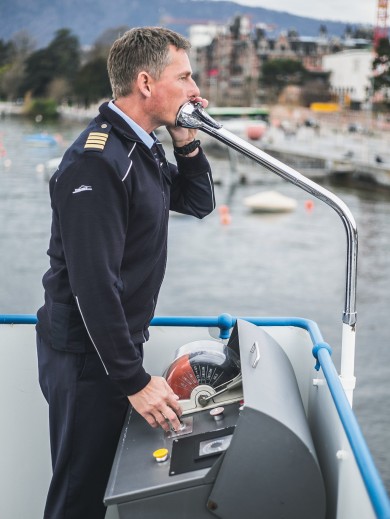 The captain and his steamboat